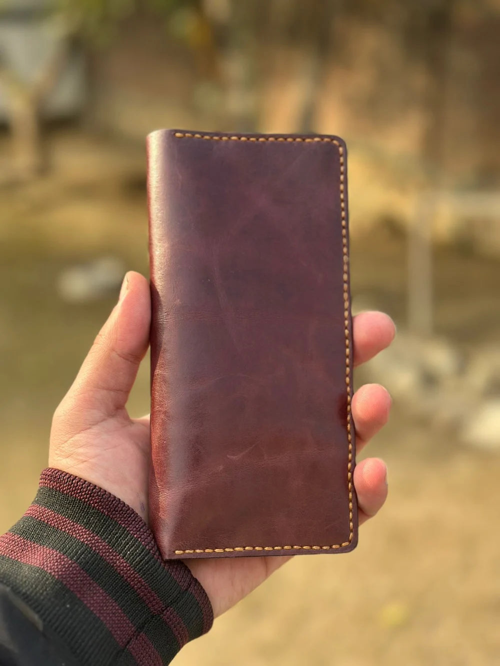 LONG WALLET - PURE LEATHER – The Brooch Hub