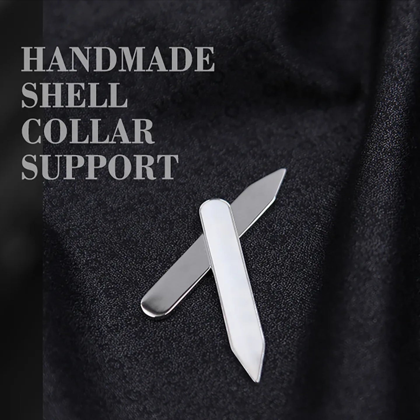 COLLAR STAYS - STAINLESS STEEL - PAIR – The Brooch Hub