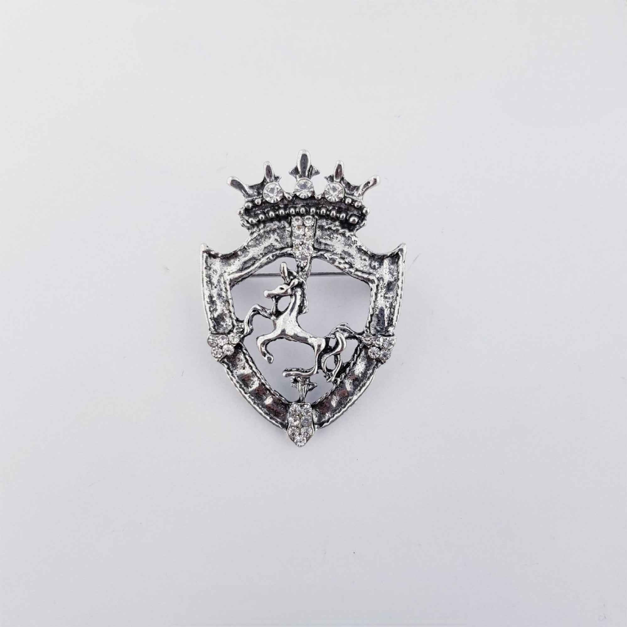 THE DESTRIER - ANTIQUE SILVER – The Brooch Hub